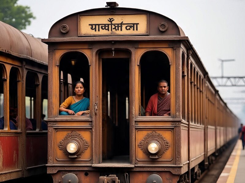 unique barhajia train running in deoria between Bhatni to Barhaj railway station know story of ...