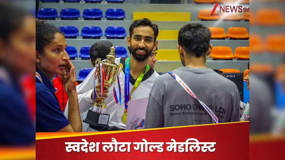 shivansh tyagi return from Vietnam india after wins gold in taekwondo ...