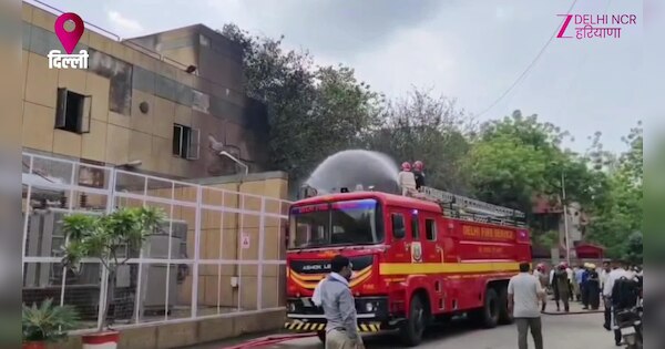 Delhi News AIIMS Trauma Center Fire breaks out in electric transformer ...