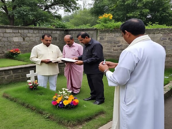 unique place in UP where living people book graves for buried after ...