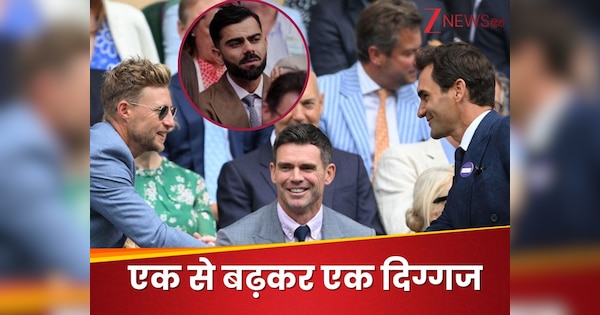 Virat Kohli Roger Federer Joe Root James Anderson legends arrived to ...