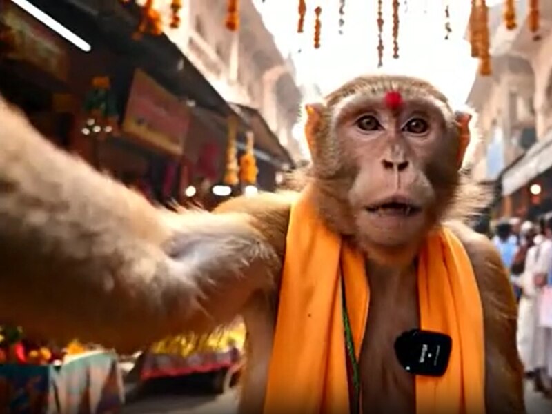 who is Akash whose AI monkey Monkesh Dogesh video viral on social media ...