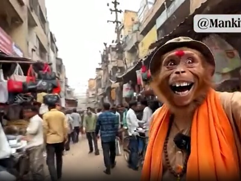 who is Akash whose AI monkey Monkesh Dogesh video viral on social media ...