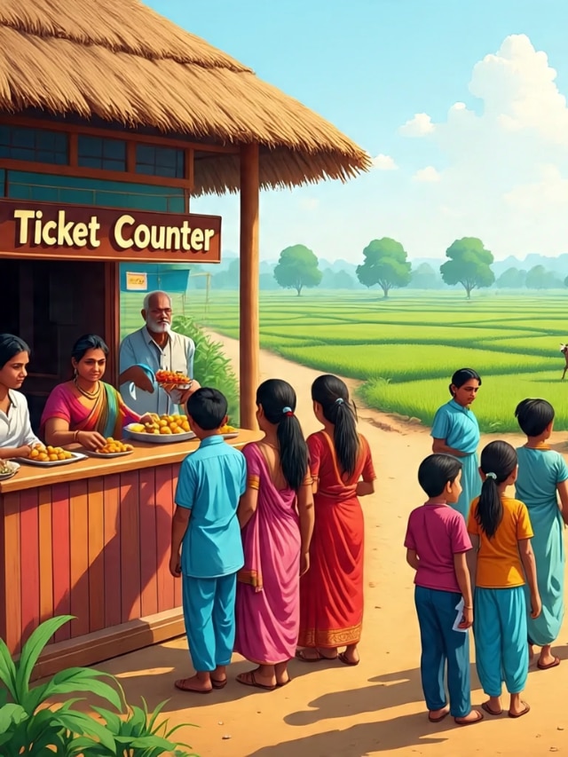 This village of UP is very unique need ticket to enter UP anokha gaon ...