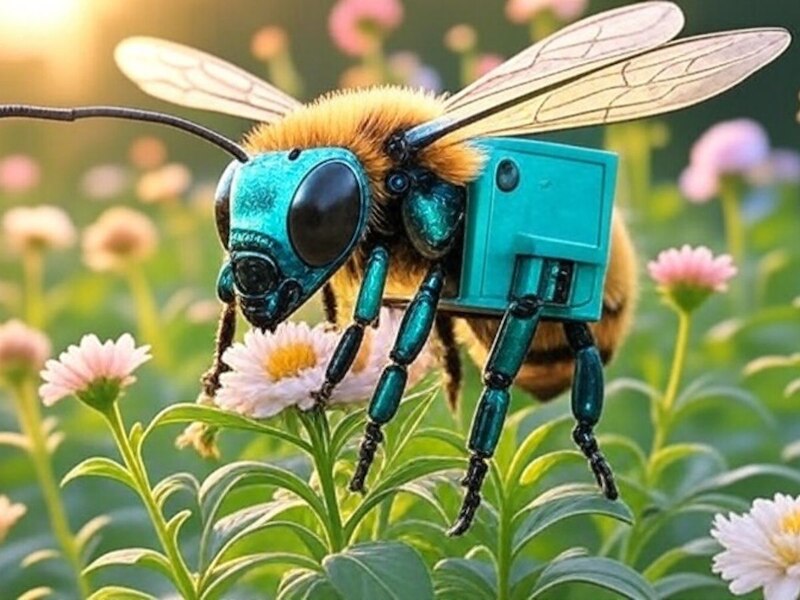 Chinese scientists Made cyborg bee that obeys commands She will spy for ...