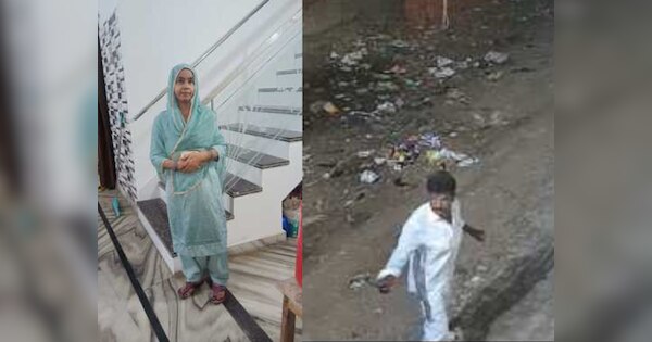 Lover stabbed woman to death caught on CCTV while escaping heart wrenching incident in Jaunpur ...