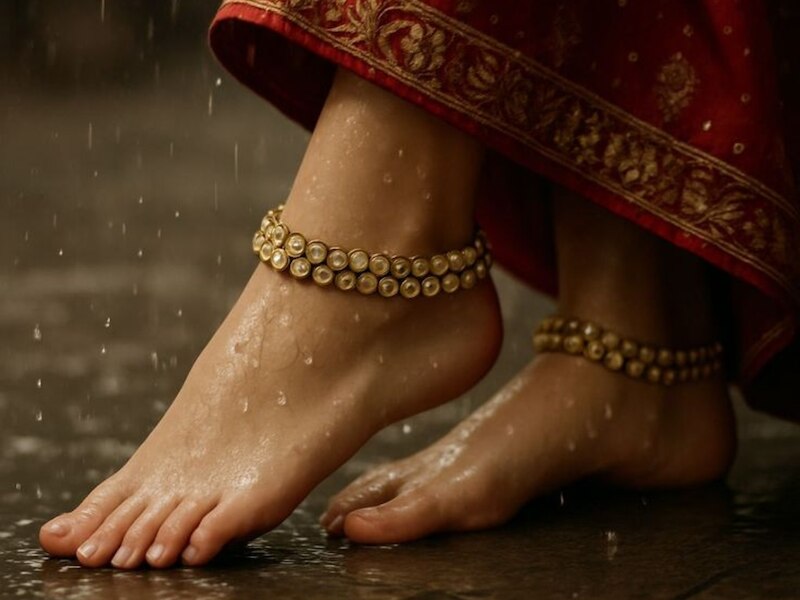 latest golden payal designs for sawan trending payal design | सावन में ...