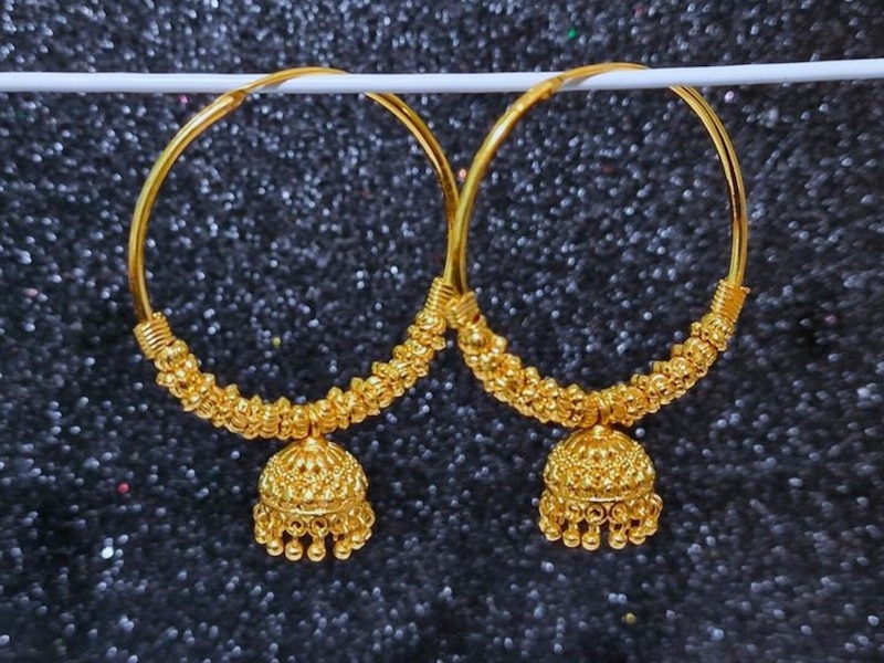 latest gold bali designs in 4 to 5 gram gold trending gold earring ...