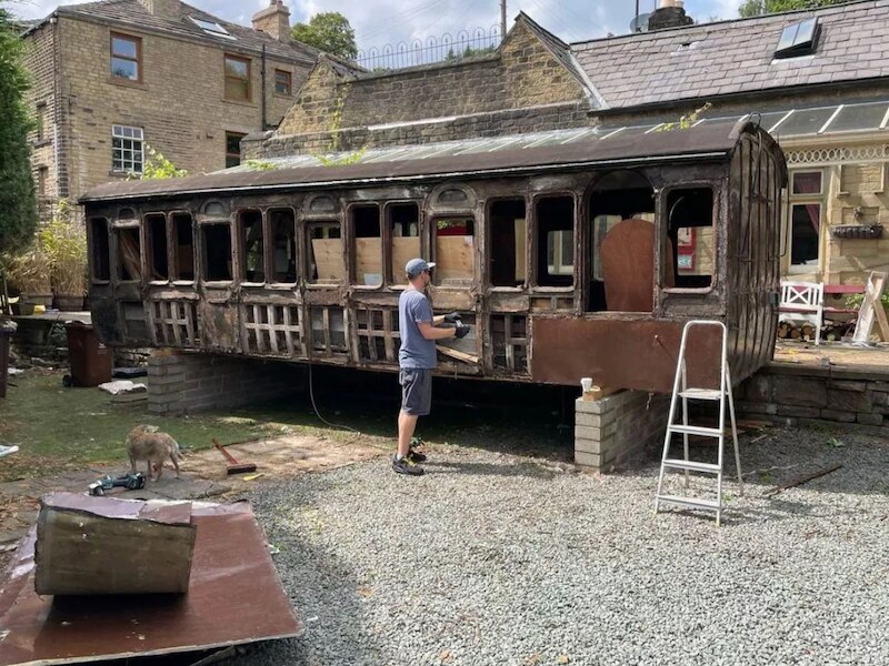 Old railway station turns into luxury hotel retired man convert an old ...