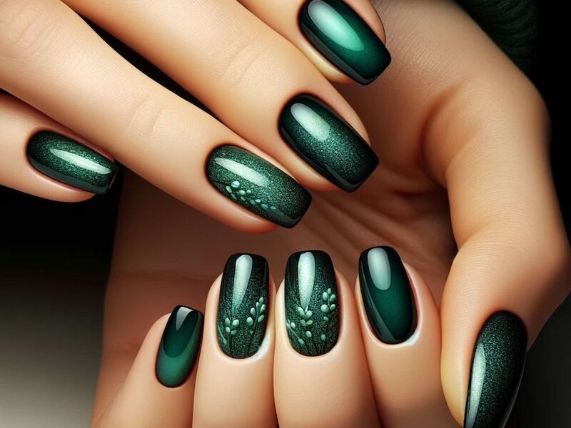 5 types of nail art are best on Hariyali Teej 2025 | हरियाली तीज में ...