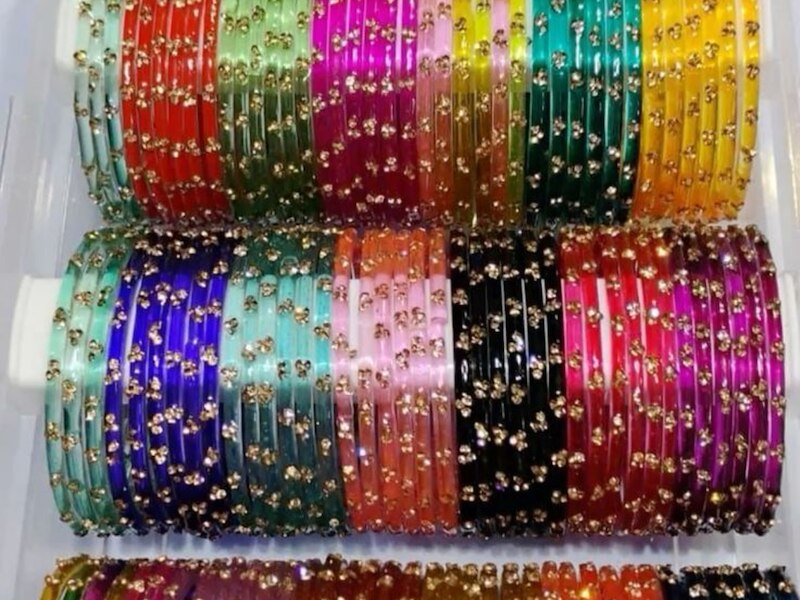hariyali teej glass bangle designs kanch ki chudiyan latest bangle ...