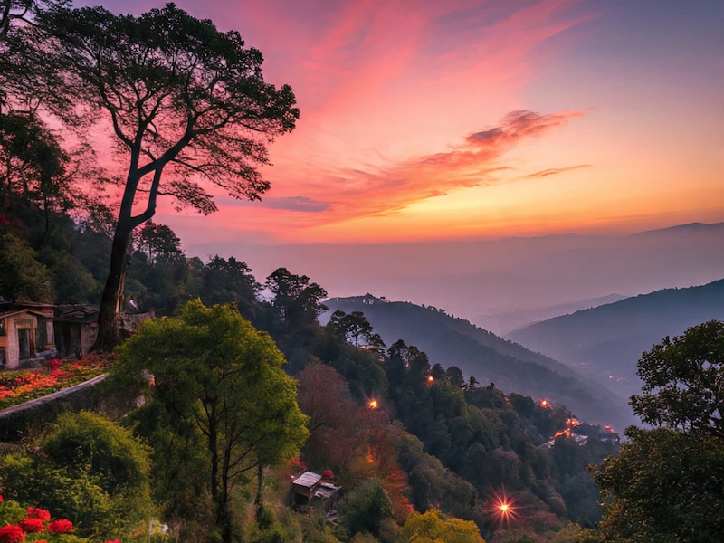 lava hill station beautiful view darjeeling kalimpong west bengal ...