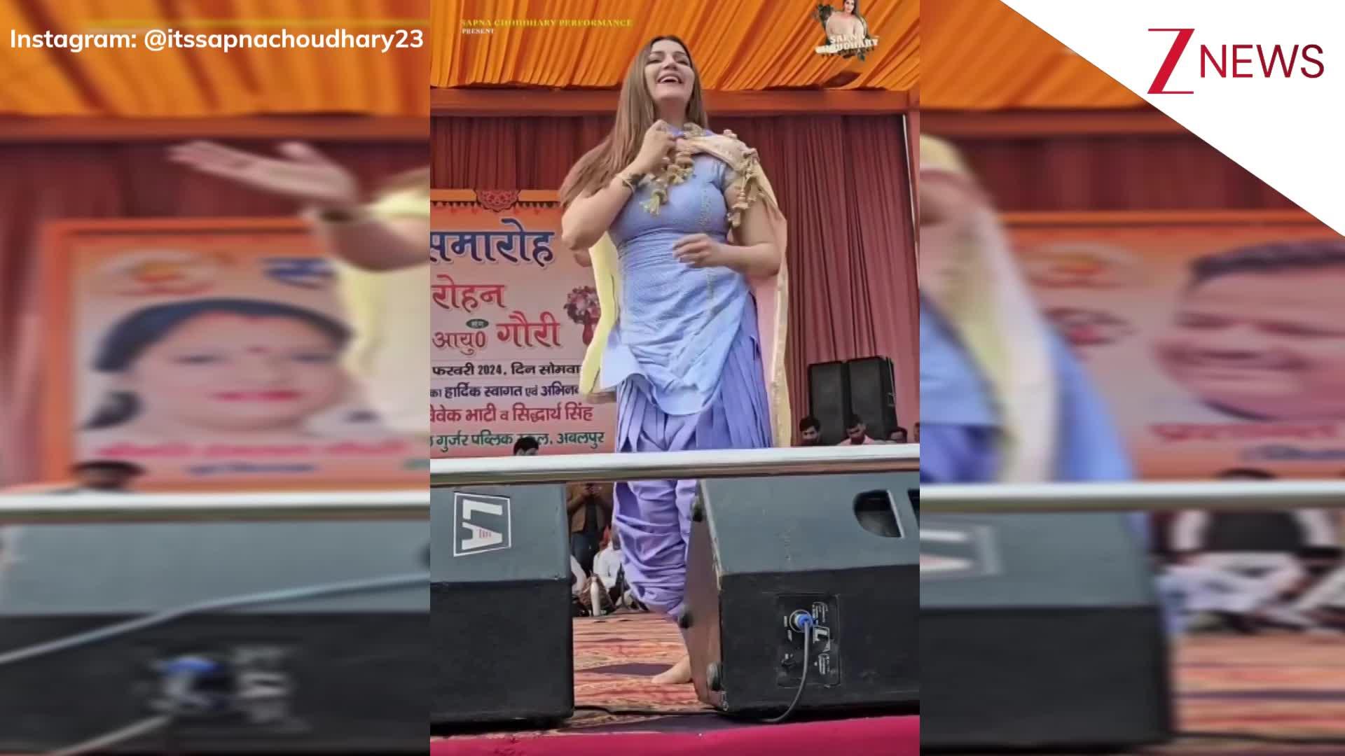 Sapna Choudhary Extraordinary dance on mera lal dupatta song goes viral ...