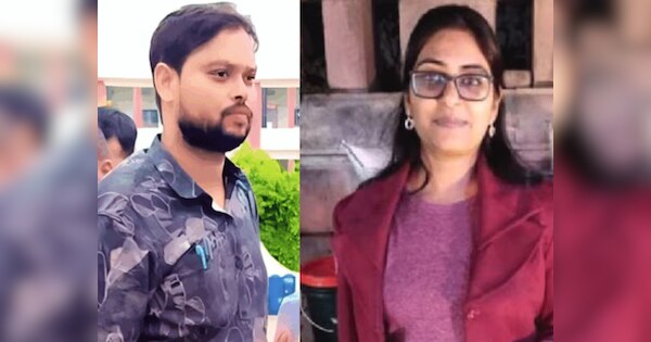 Prayagraj born Alok Maurya husband of SDM Jyoti Maurya seen giving ...