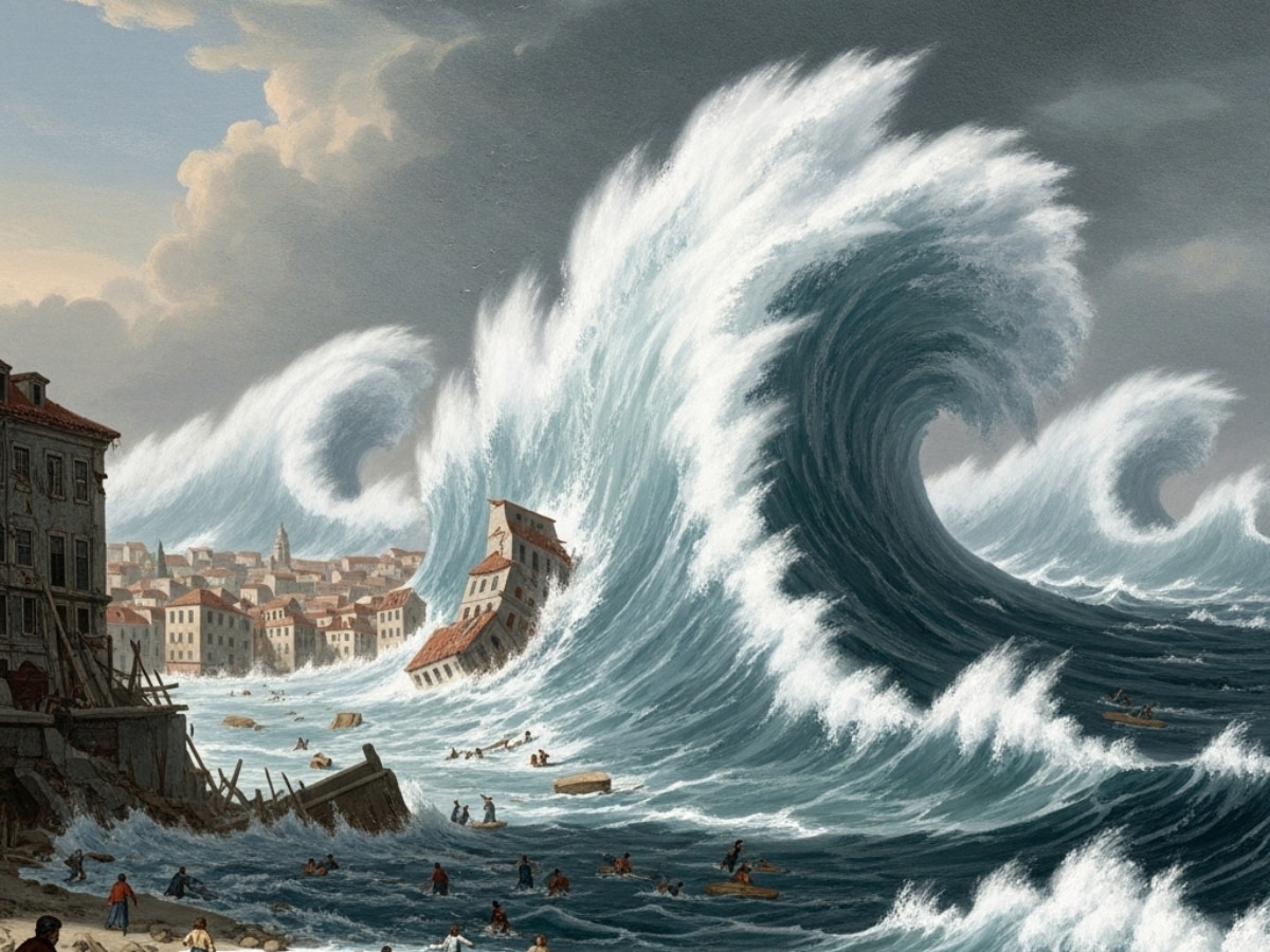 The worlds 5 biggest tsunamis took away millions of lives Indian Ocean 2004 Tohoku Japan 2011 ...