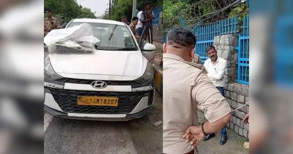 Two people burnt alive in car fire in Noida Sector 62 | Noida News ...