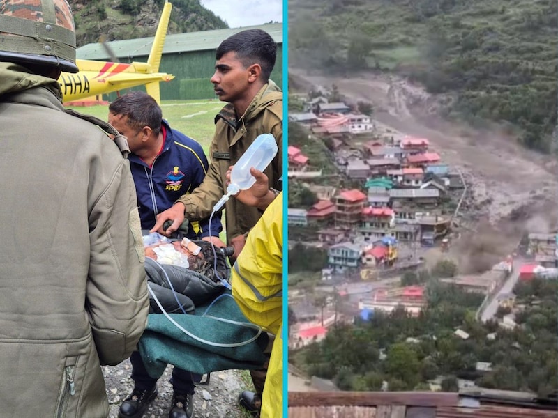 army with air support and SDRF ramps up rescue in Uttarkashi dharali cloudburst affected area ...