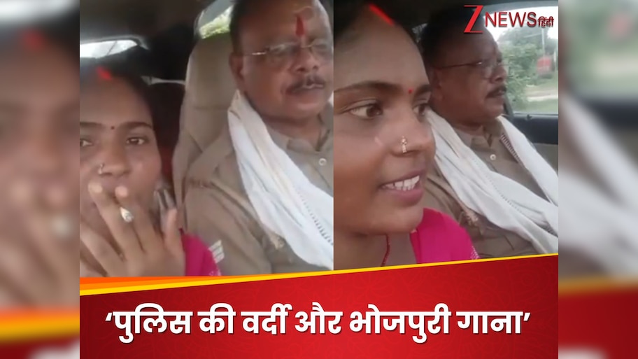 Police uncle reel with a woman smoking cigarette in the car goes viral ...