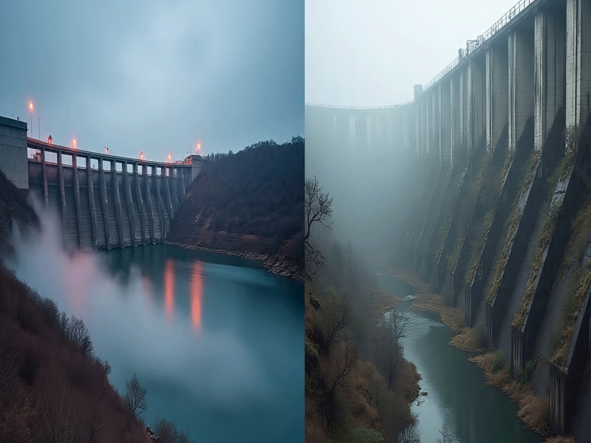bhakra dam gates opened and Pong Dam water release water level flood ...