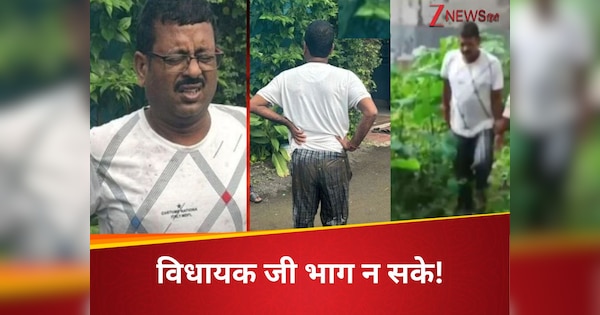 TMC MLA Jiban Krishna Saha Jumps wall to escape ED raid arrested | टीचर भर्ती घोटाला: नाले में ...