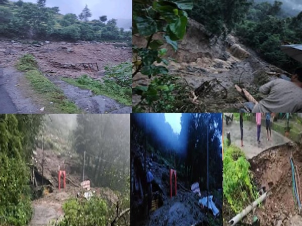 cloud burst in Mopata of Dewal husband wife missing Dozens animals ...