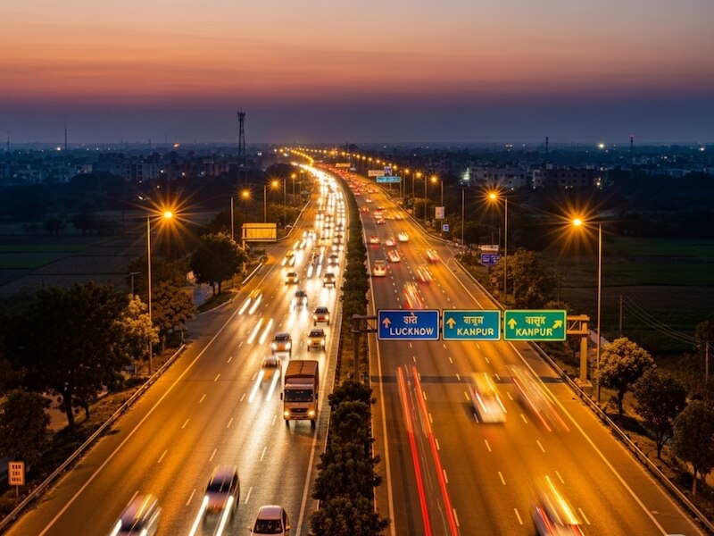 63 km long Lucknow Kanpur Expressway may start from diwali 2025 good ...