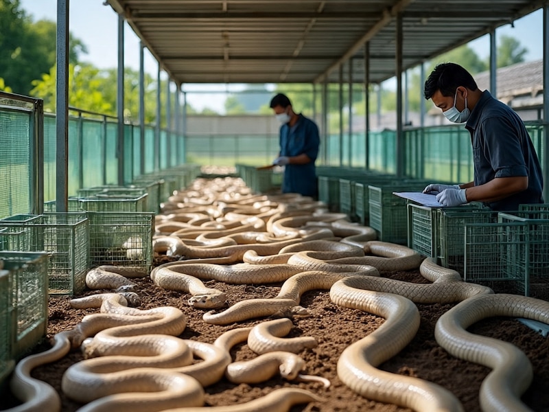 china snake farming place in the world where 30 thousand snakes born ...
