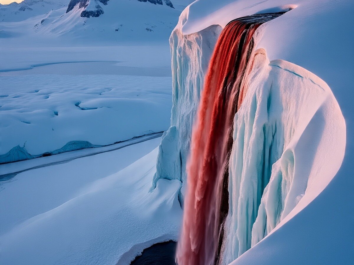 Do you know about blood waterfall of Antarctica the secret and facts ...
