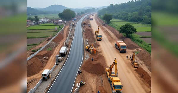 NHAI building four lane highway from Jangipur to Manjhi in Ghazipur ...