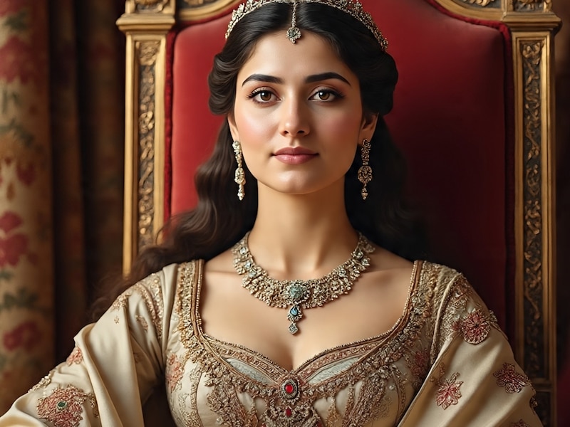 queen angel looked extremely beautiful after bathing in animal milk ...
