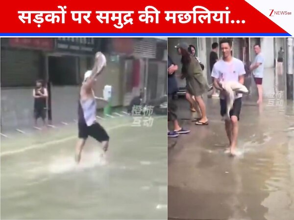 super typhoon ragasa people in macau fish on flooded streets after ...