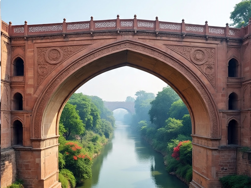 unique bridge of uttar pradesh where river flow and canal above kasganj ...