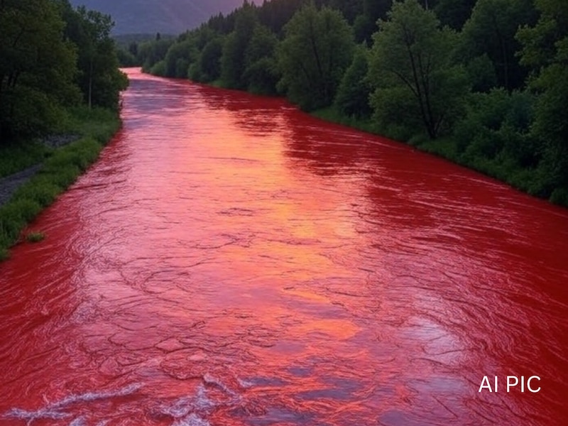 where is the red water river And reason Know here in hindi | सफेद या ...
