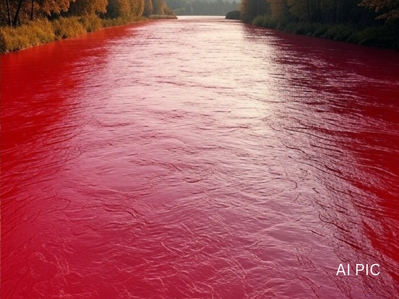 where is the red water river And reason Know here in hindi | सफेद या ...