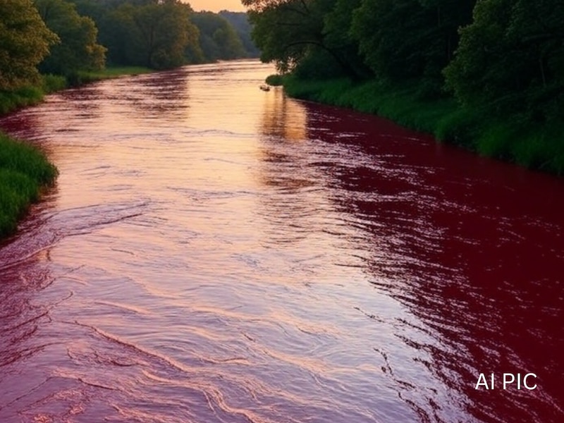 where is the red water river And reason Know here in hindi | सफेद या ...