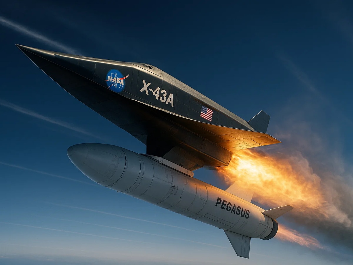 Nasa x43a hypersonic scramjet test flight mach 11000kmh record history ...