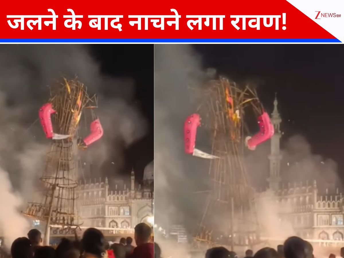 ravana started dancing after ravan dahan watch the funny dussehra viral ...