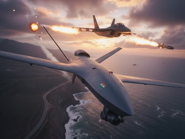 INDIA anadrone shakti long range loitering strike uav 1000km range 25kg ...