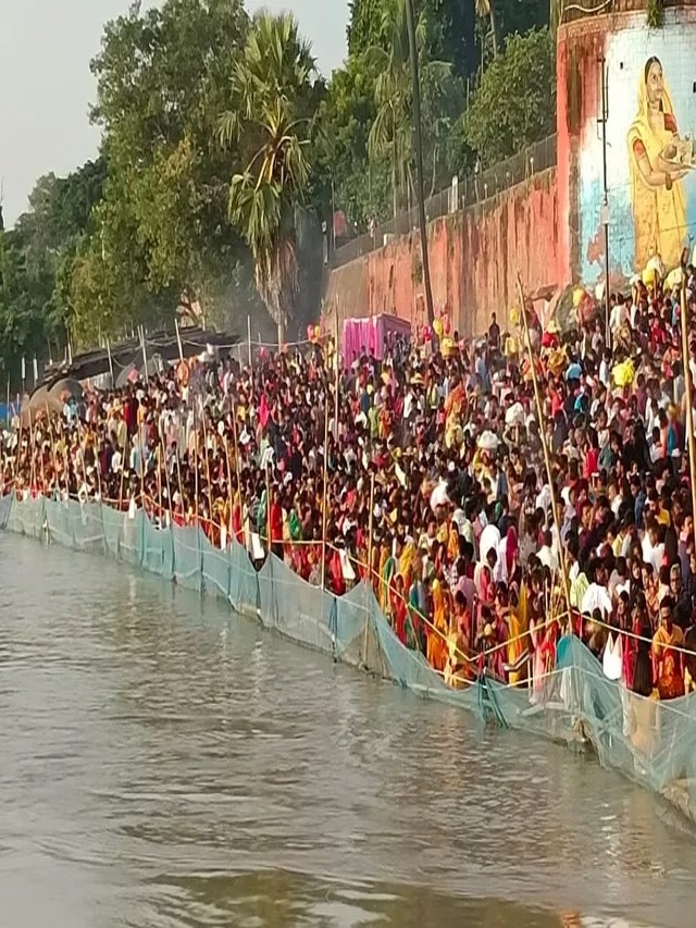 Chhath Puja 2025 Patna ke Ghaton par Zoron par Taiyari Dikhne Lagi ...