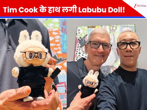 Tim Cook Surprise Visit to Pop Mart Get Special Labubu Doll Check All ...