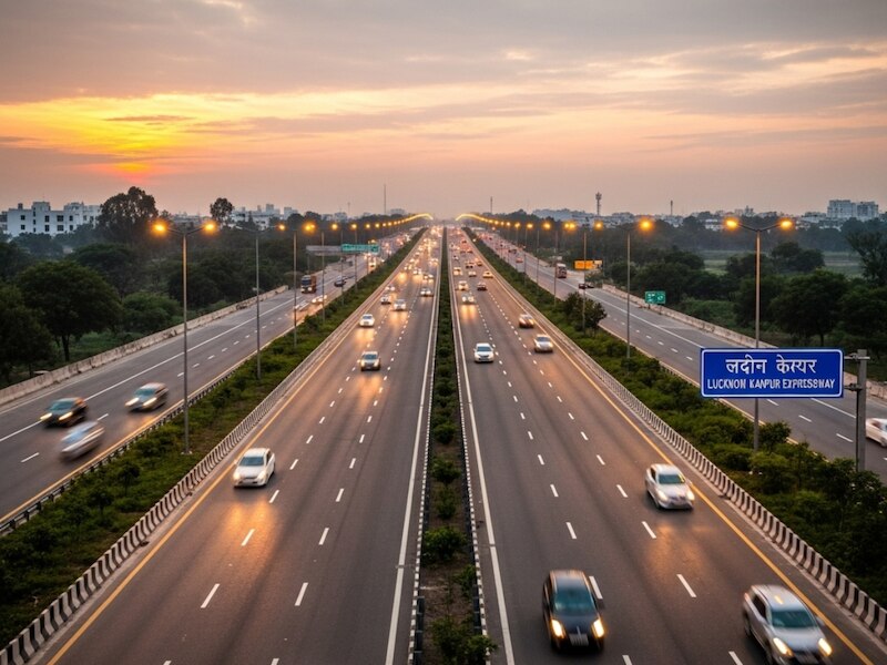 63 km long Lucknow Kanpur Expressway may start after 60 days 3 hour ...