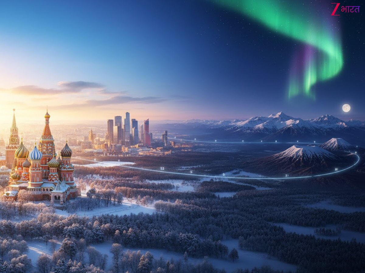 Worlds largest country Russia with 11 time zones from sunrise to sunset ...