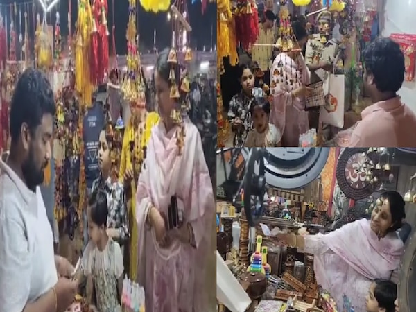 today is last day of the trade fair dm nidhi gupta also bought ...