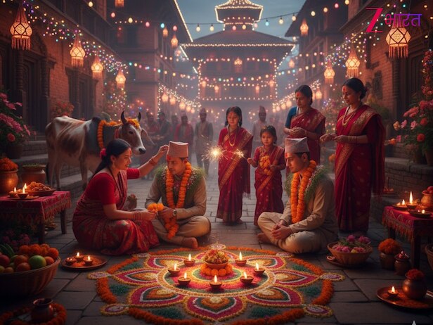 nepal tihar festival five days of diwali celebration and unique ...