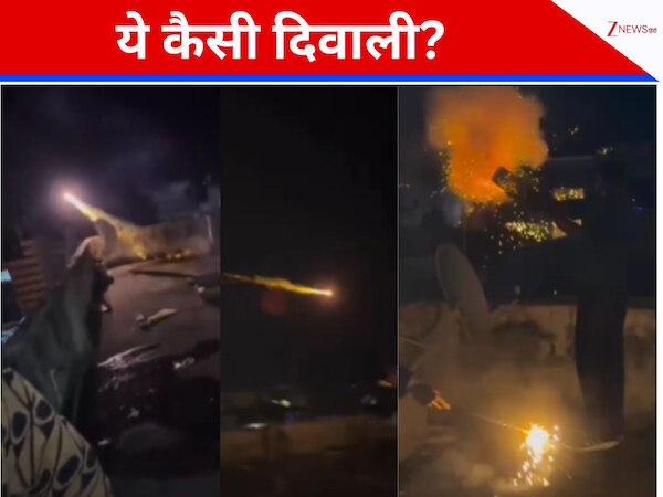 Diwali fireworks atishbaji ka unique video viral on internet trending ...