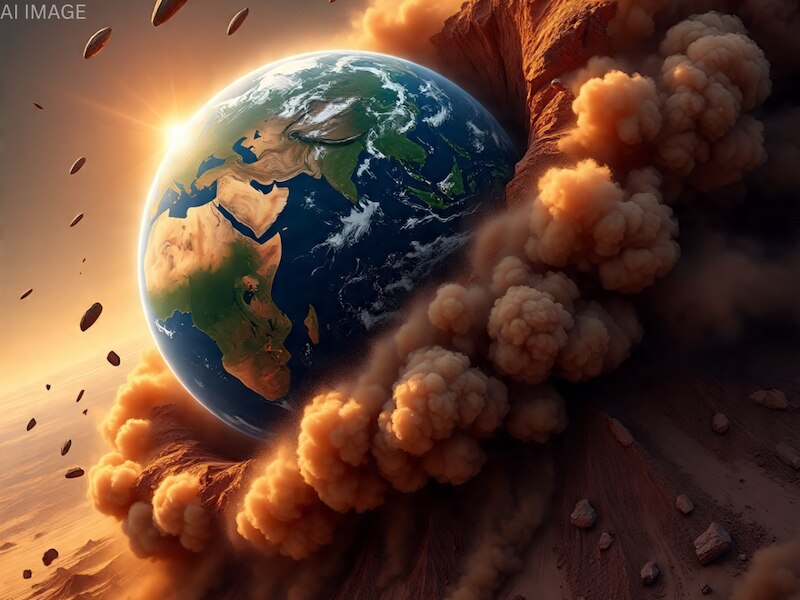 do you know ai predict that what will happen if 6400 km mass mars ...