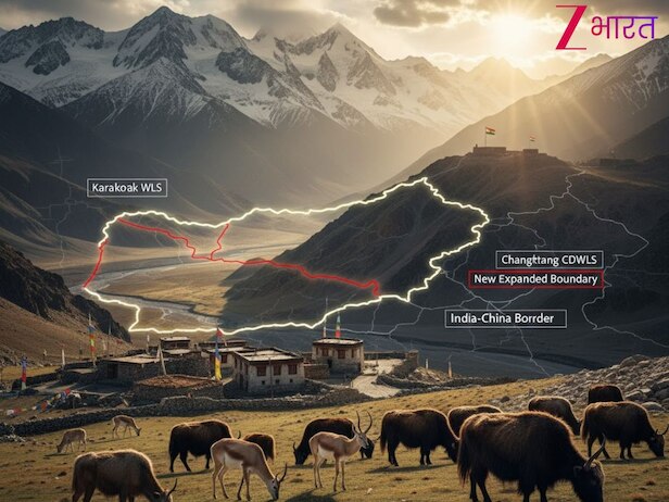 india ladakh wildlife sanctuary map change karakoram changthang ...