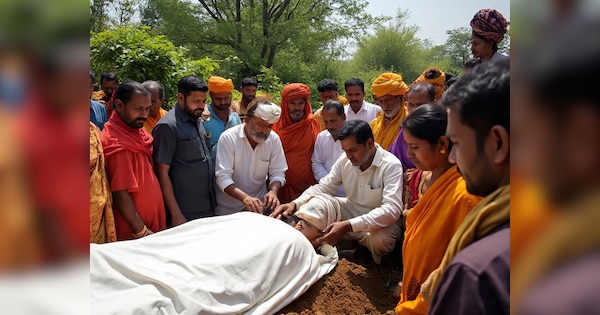 Do you know in Amethi village hindu do not burn dead body but burry ...