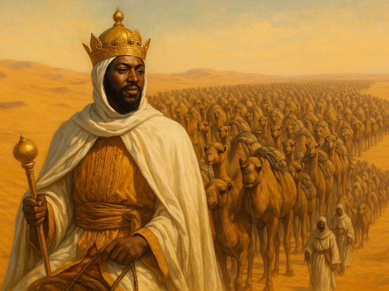 Mansa Musa richest man in history who distributed a lot of gold during ...