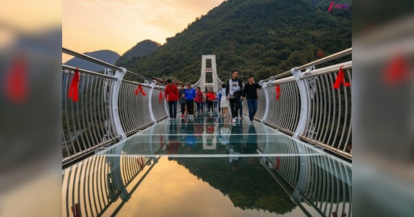 india first cable glass bridge bajrang setu over ganga know details ...